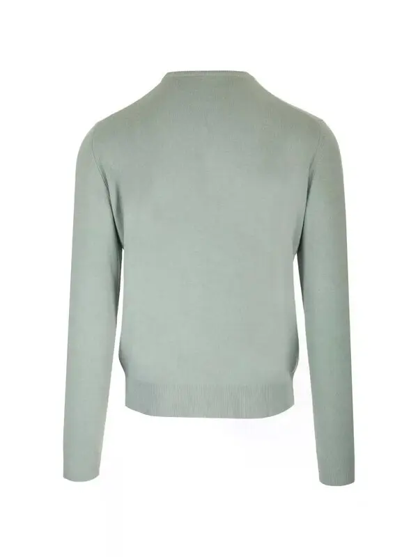 Al Duca D'aosta Fine-knit V-neck Sweater - Green