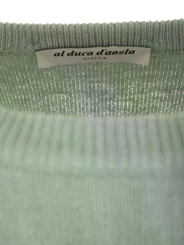 Al Duca D'aosta Fine-knit V-neck Sweater - Green
