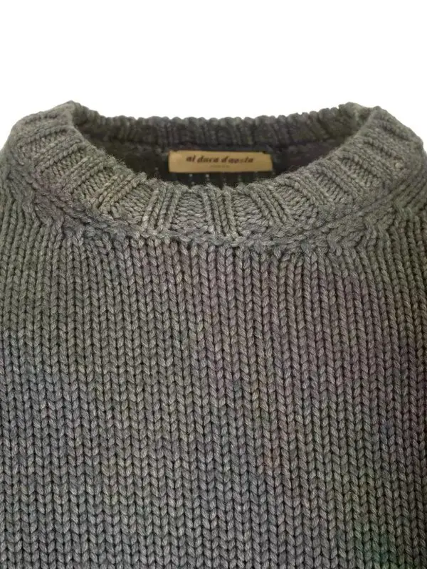 Al Duca D'aosta Chunky Knit Merino Wool Sweater