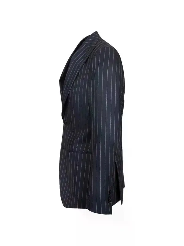 Al Duca D'aosta Pinstripe Peak-lapel Suit