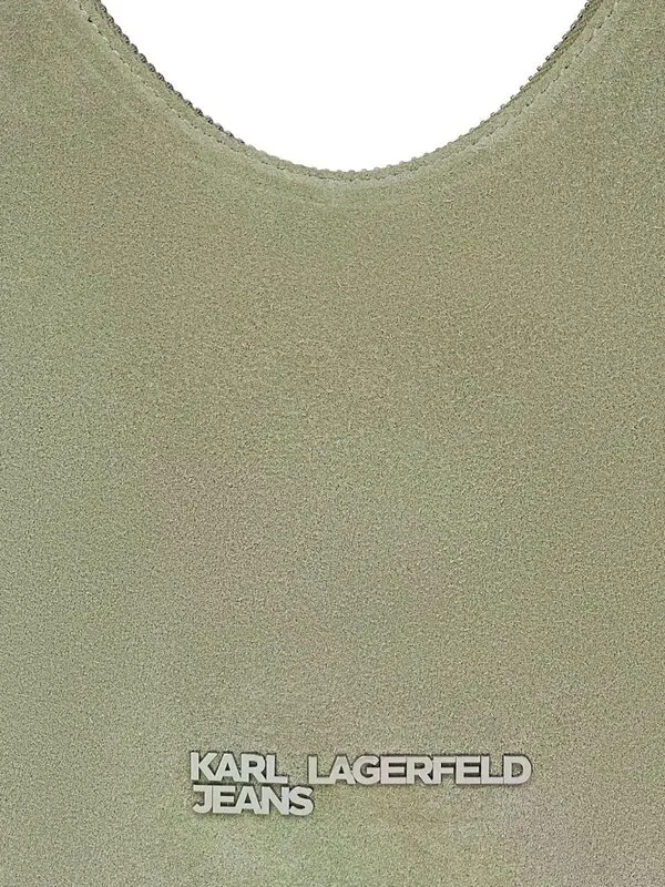 Karl Lagerfeld Suede Shoulder Bag