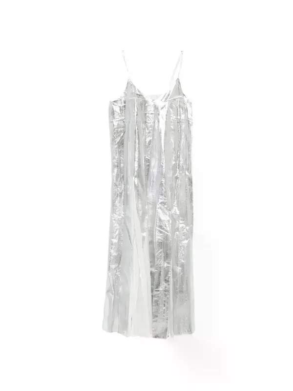 TELA Yuki Metallic Midi Dress