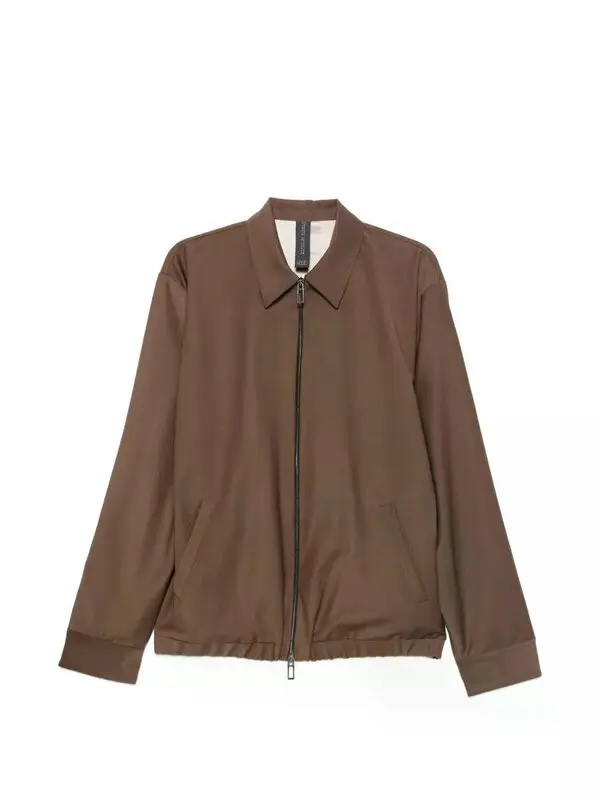 HOSIO Zip-fastening Pocket Overshirt