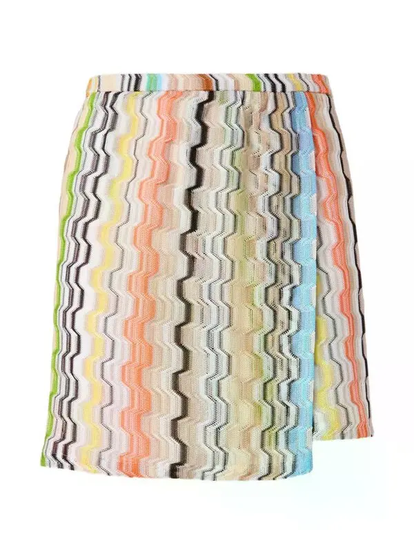 Missoni Zig-zag Mini Skirt - Neutrals
