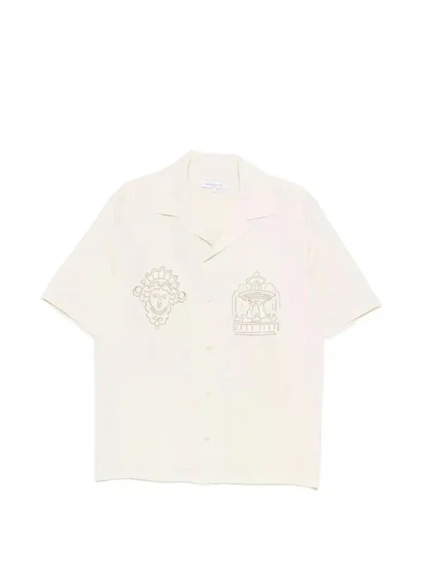 Maison Kitsuné Parisian Monuments Shirt - Neutrals