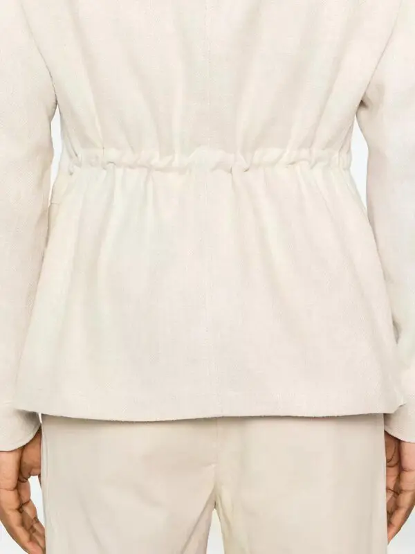 Eleventy Four-pocket Linen Jacket