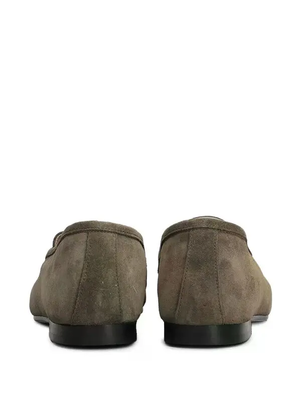 ANNIEL Annie Suede Almond Toe Loafers