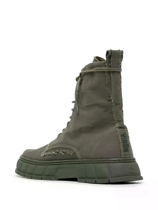 VIRON 1992 Army Tent Lace-up Boots - Green