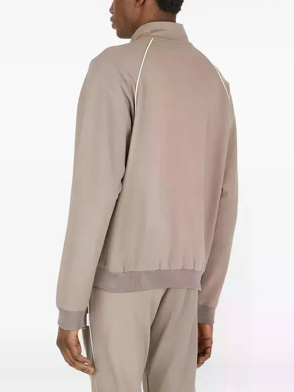 SAINTWOODS Zip Piped Cardigan