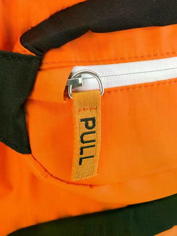 Heron Preston Paneled Colour Block Backpack - Orange
