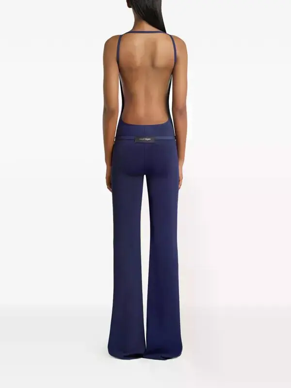COURREGES Backless Jumpsuit With Flared Legs