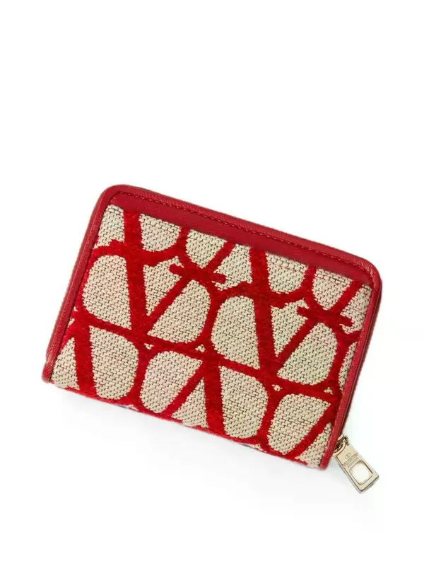 Valentino Garavani Toile Iconographe Zip Cardholder