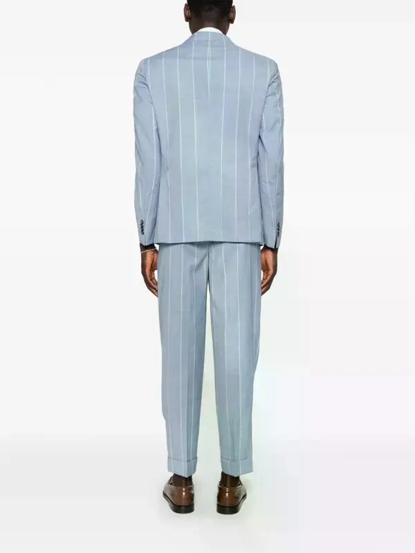 LUIGI BIANCHI MANTOVA Pinstripe Double-breasted Suit