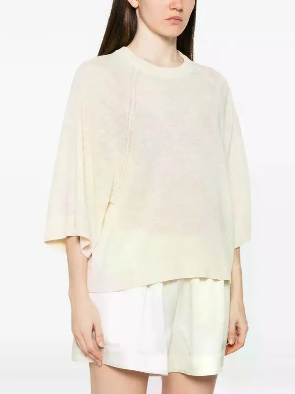 PANICALE Sequin-embellished Raglan-sleeve Sweater