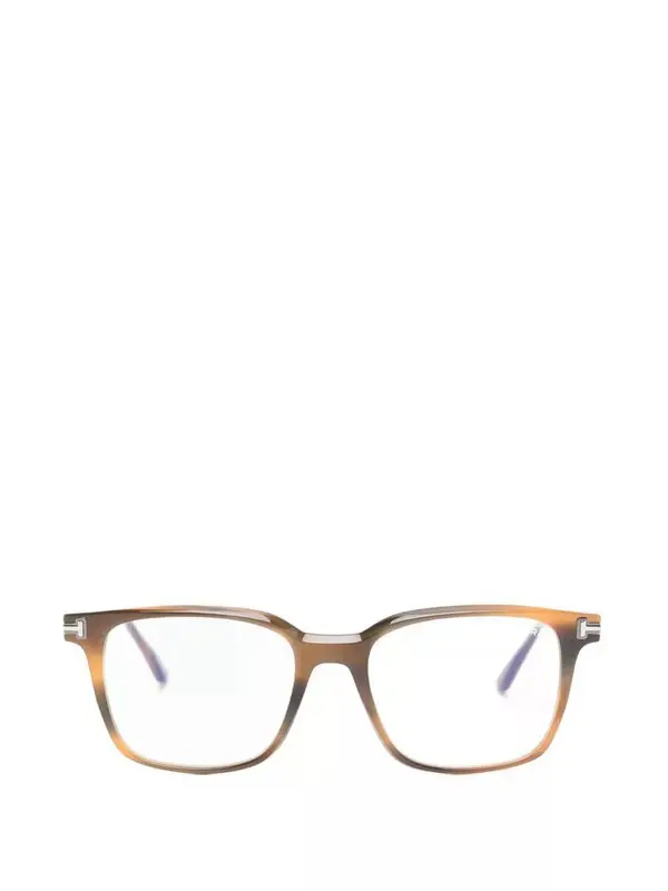 TOM FORD Square Frame Glasses - Neutrals