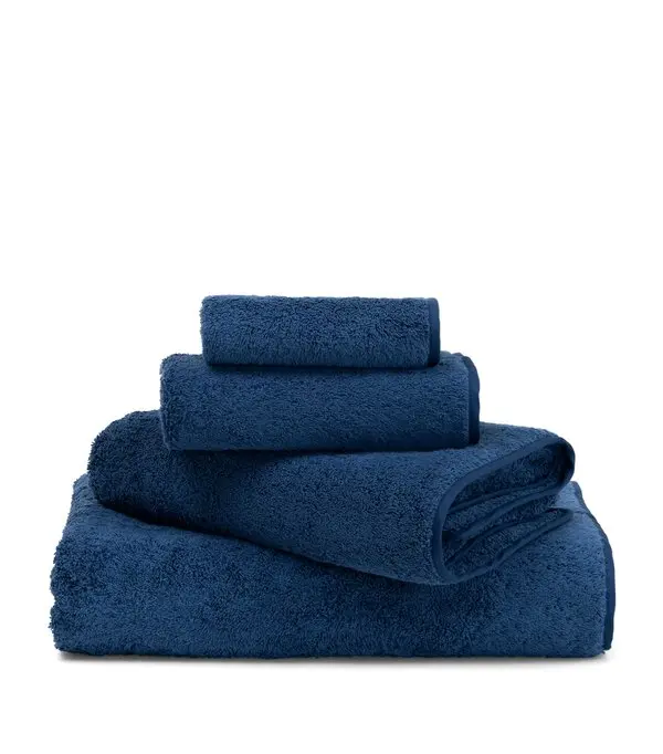 Frette Cotton Unito Bath Towel - Blue