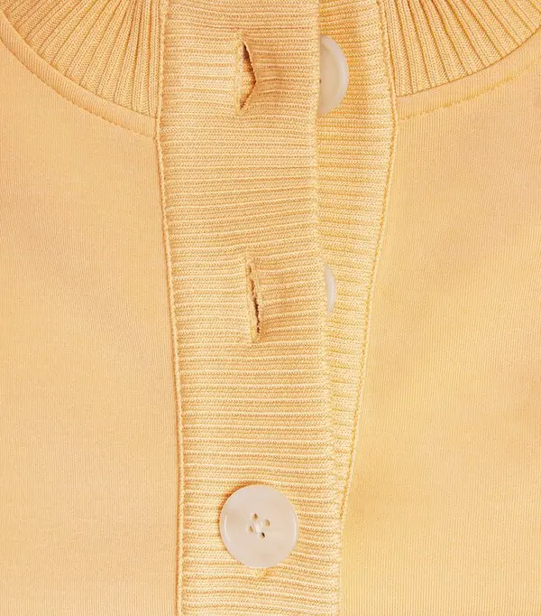 Varley Freesoft Button-front Reena Sweatshirt - Beige