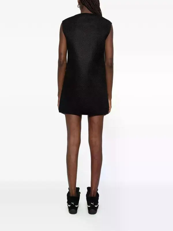The Artistylist Graphic Print Mesh Panel Dress