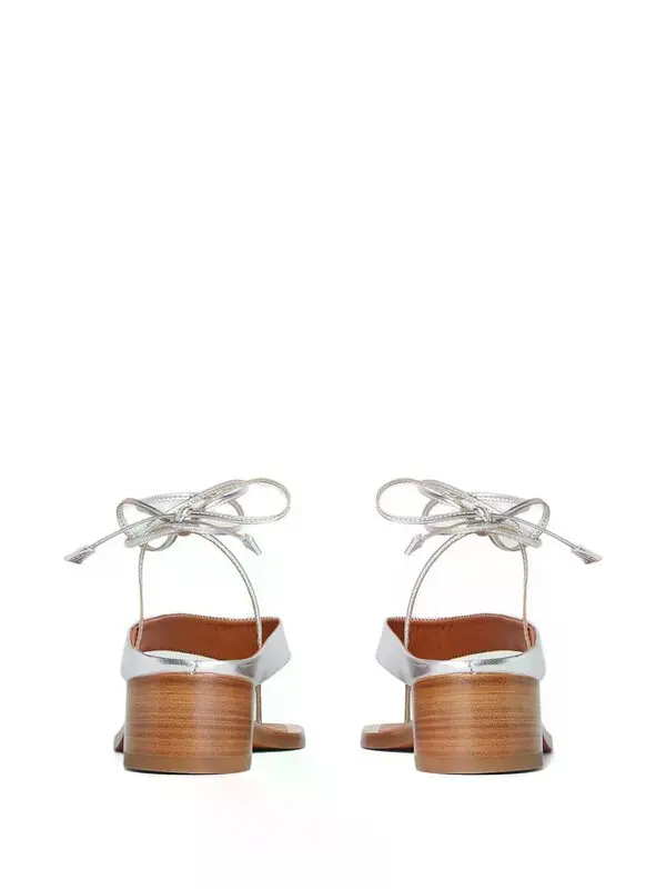 DURAZZI MILANO Leather Tie-up Sandals