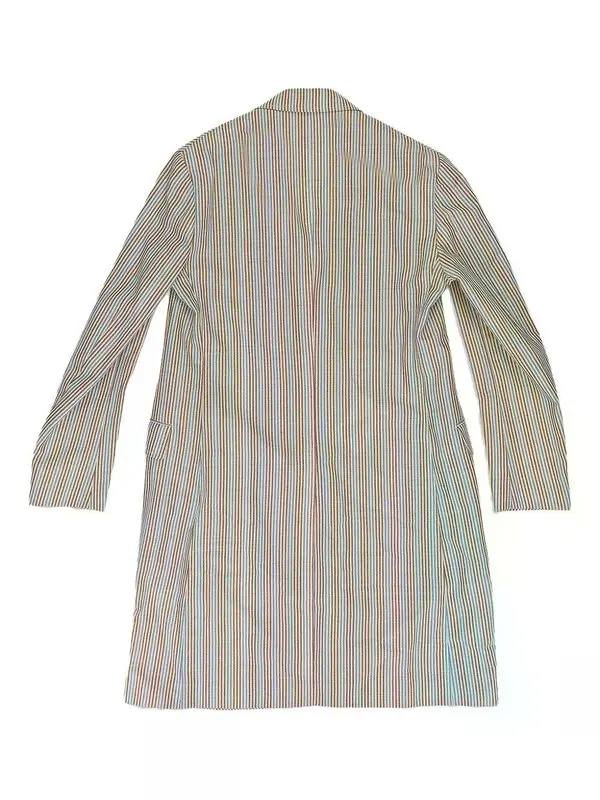 LANVIN Striped Longline Coat