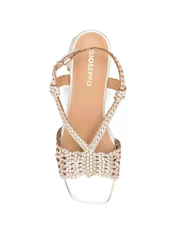 GIOSEPPO Blissfield Woven Leather Sandals