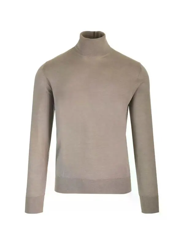 Al Duca D'aosta Fine-knit Roll Neck Sweater - Grey