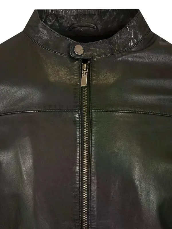 AL DUCA D’AOSTA 1902 Nappa Leather Biker Jacket