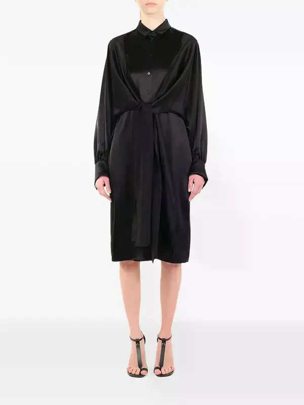 Loewe Knot-tie Midi Dress