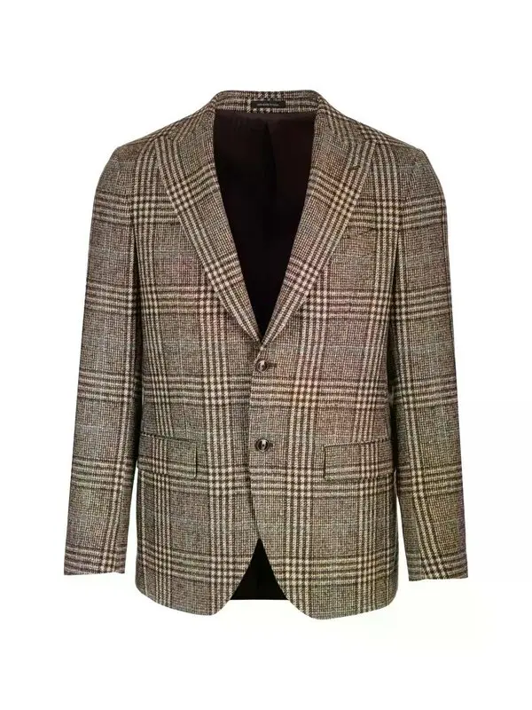 AL DUCA D’AOSTA 1902 Prince Of Wales Check Single-breasted Jacket