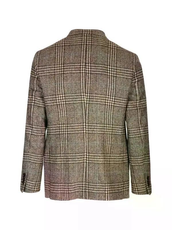 AL DUCA D’AOSTA 1902 Prince Of Wales Check Single-breasted Jacket