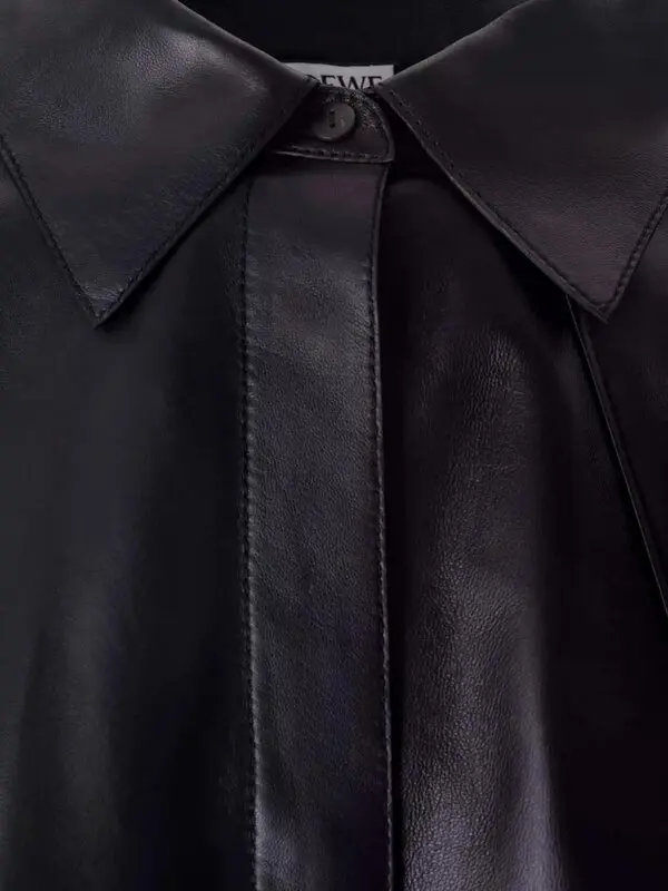 Loewe Panelled Leather Shirt