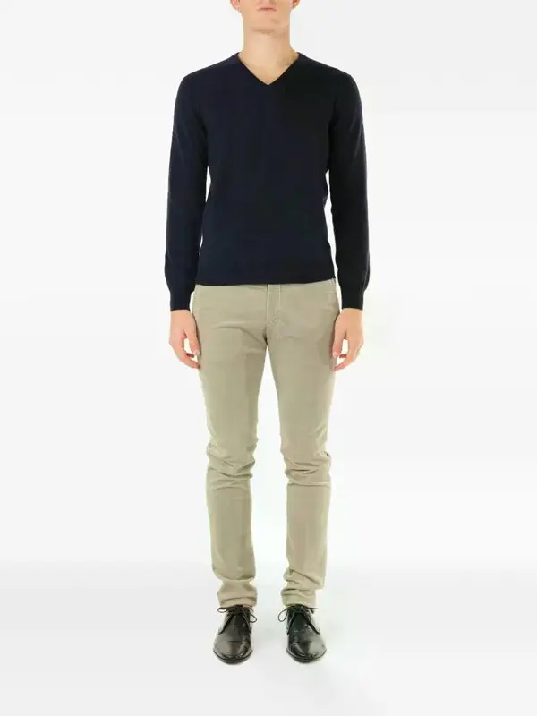 Al Duca D'aosta V-neck Wool Sweater