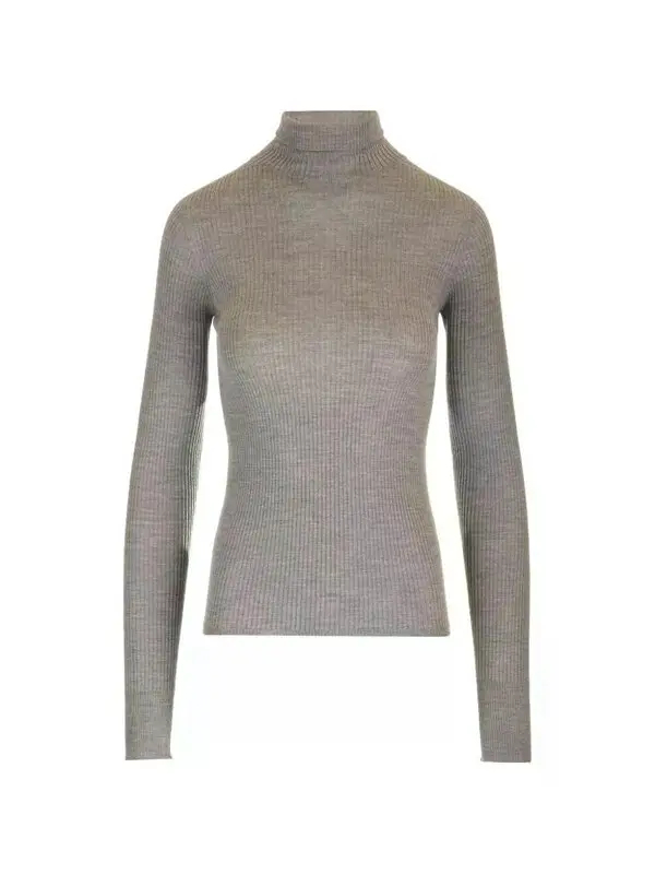 Sportmax Flavia Ribbed-knit Roll Neck Sweater