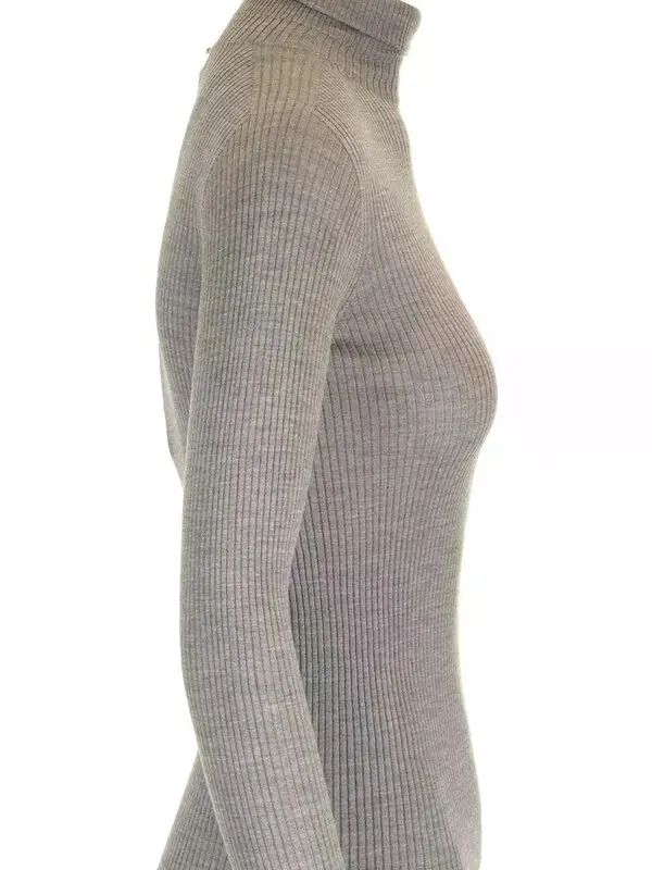 Sportmax Flavia Ribbed-knit Roll Neck Sweater
