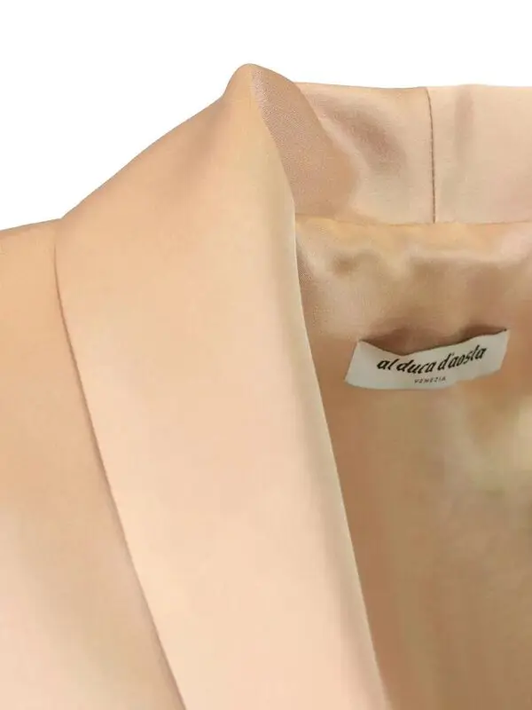 AL DUCA D’AOSTA 1902 Satin Shawl-lapel Blazer