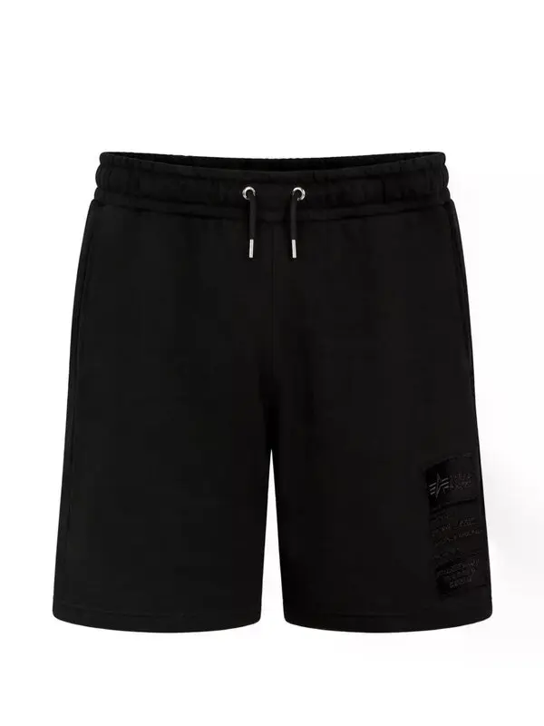 Alpha Industries Logo Patch Drawstring Shorts