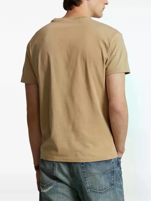 Polo Ralph Lauren Logo-embroidered T-shirt - Neutrals