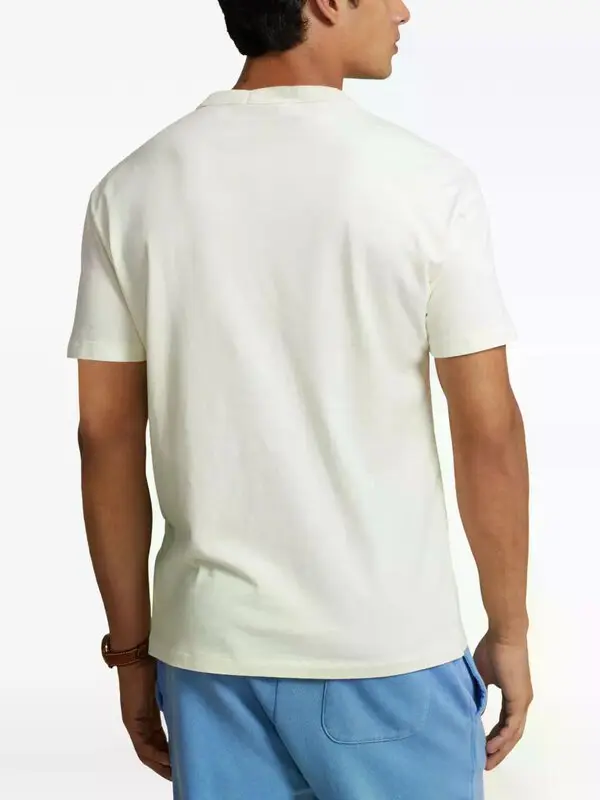 Polo Ralph Lauren Logo-embroidered T-shirt - Neutrals