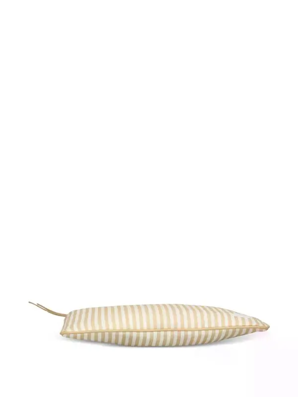 Lacoste Striped Makeup Bag With Wrist Strap