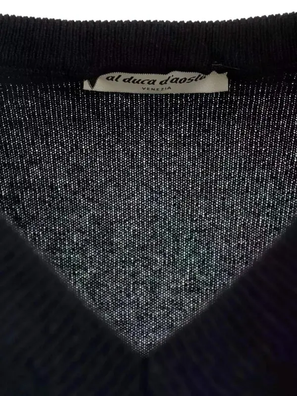 AL DUCA D’AOSTA 1902 V-neck Long Sleeve Sweater
