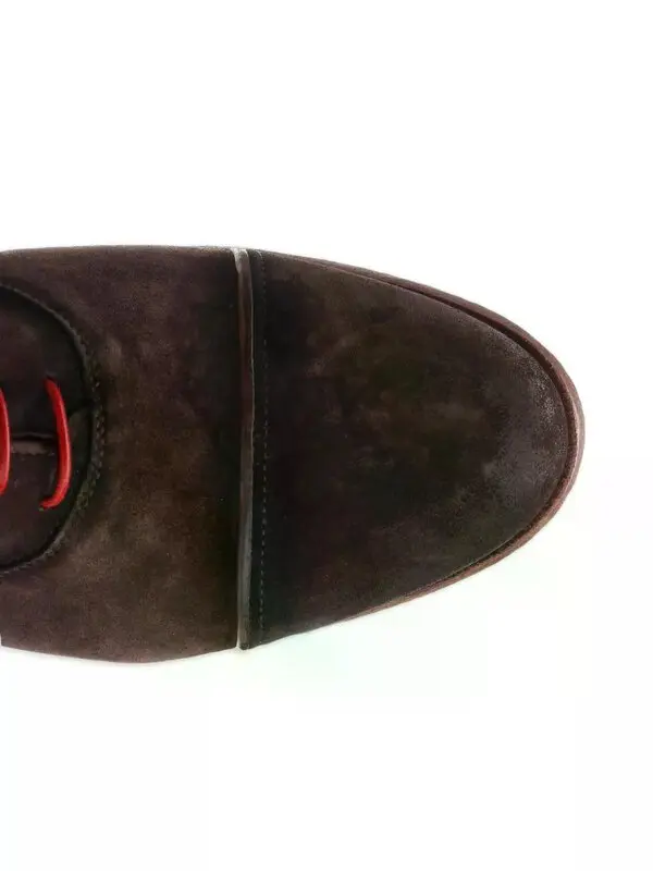 CORVARI Cap Toe Suede Derby Shoes