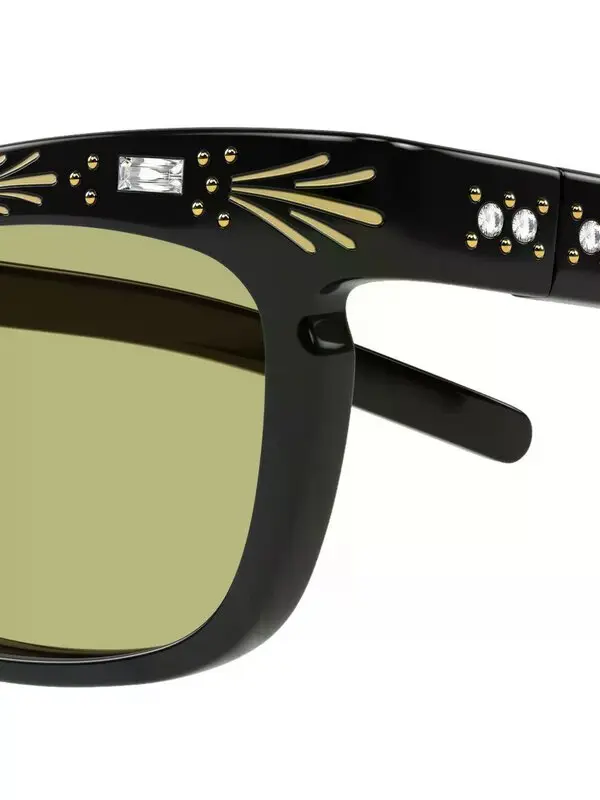 Valentino Garavani Rectangle Sunglasses - Black