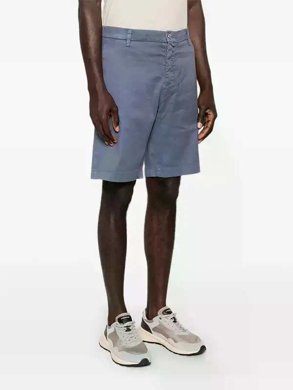 Jacob Cohen Twill Texture Logo Patch Shorts