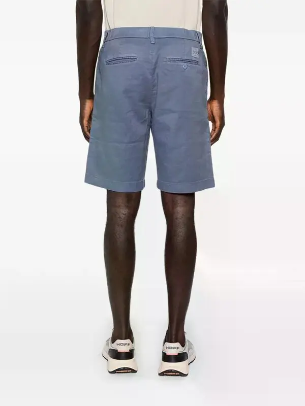 Jacob Cohen Twill Texture Logo Patch Shorts