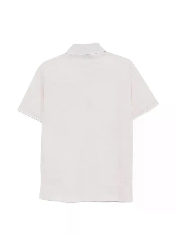 Paul & Shark Contrast-trim Short-sleeve Polo Shirt - Neutrals