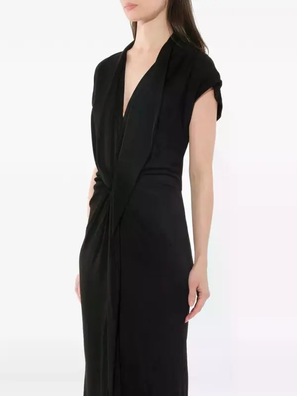 Givenchy Draped Evening Maxi Dress