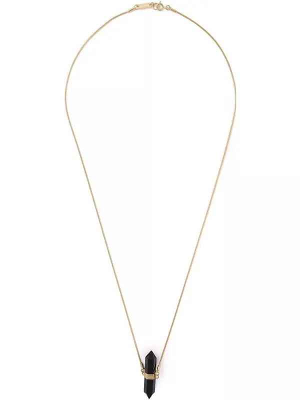 Isabel Marant Étoile Crystal Pendant Necklace - Metallic