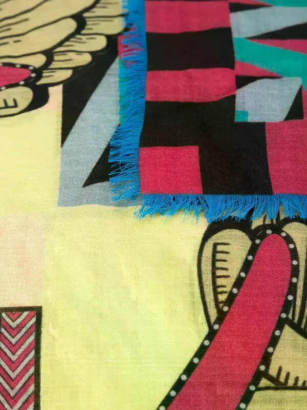 Givenchy Abstract Print Scarf