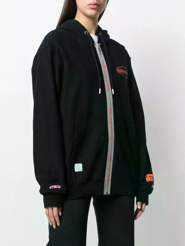 Heron Preston Logo Zipped Hoodie