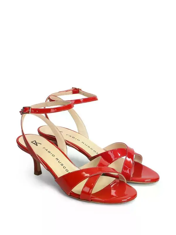 FABIO RUSCONI Patent Crossover-strap Sandals